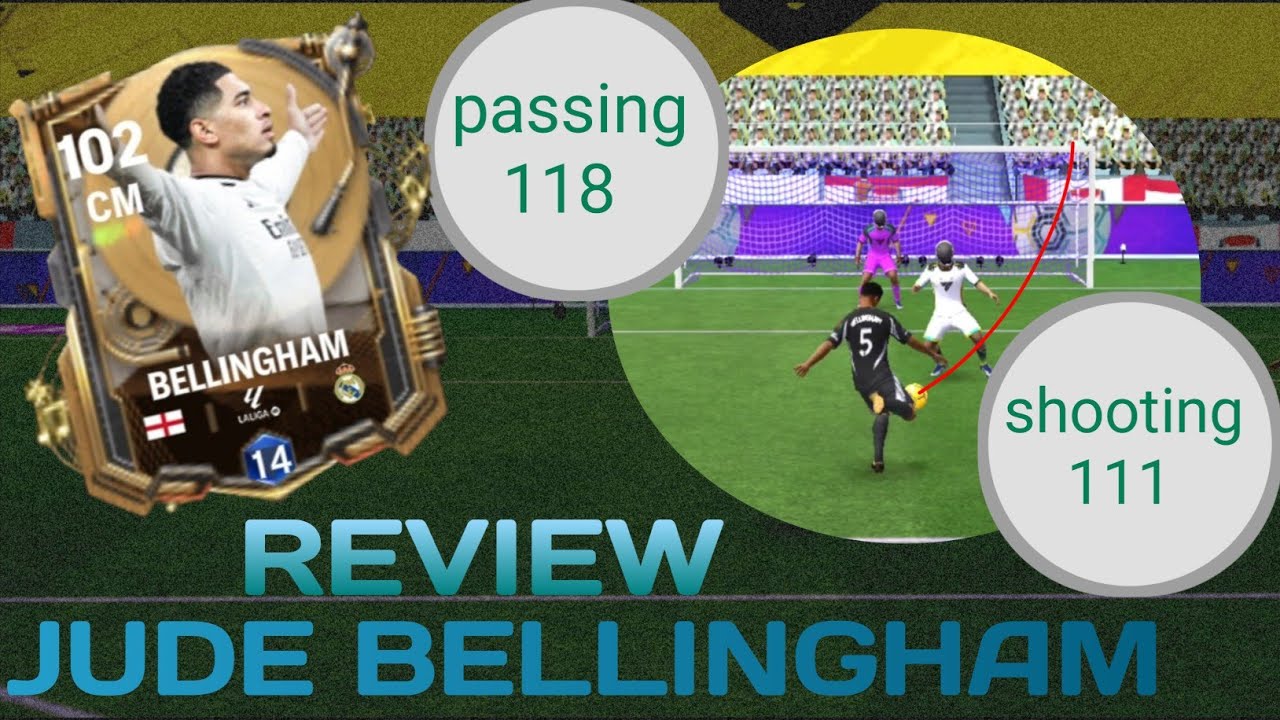 Jude Bellingham Review | A charming midfielder - Fc mobile 25 [60FPS ...