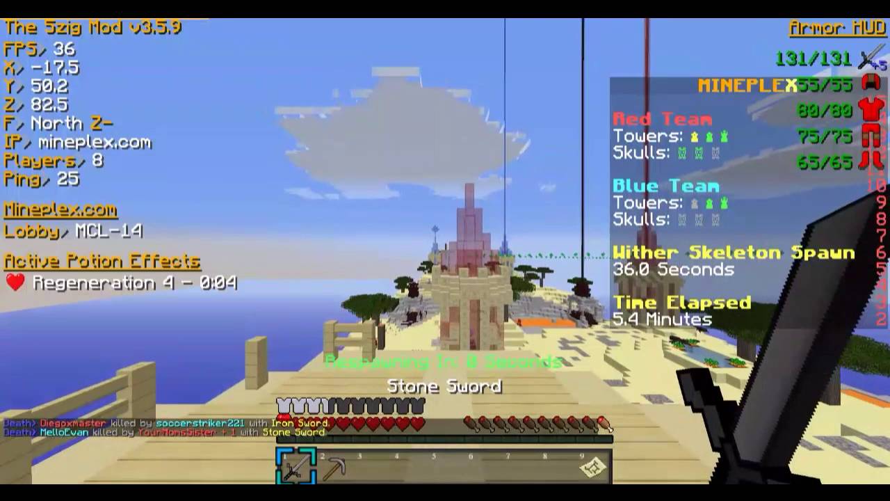 Mineplex M.C.L w/No commentary My First Actual Video - YouTube