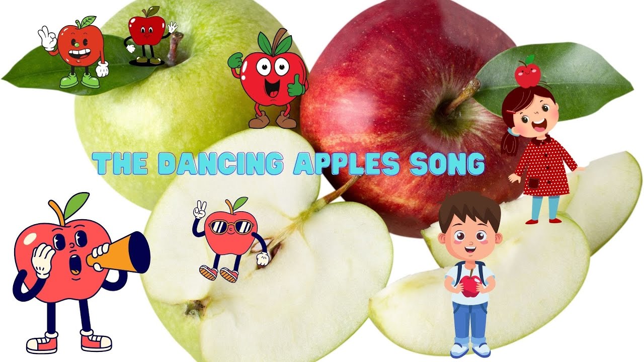 The Dancing Apples Song | Kids Songs | DANCING FRUIT | Happy Tunes TV ...