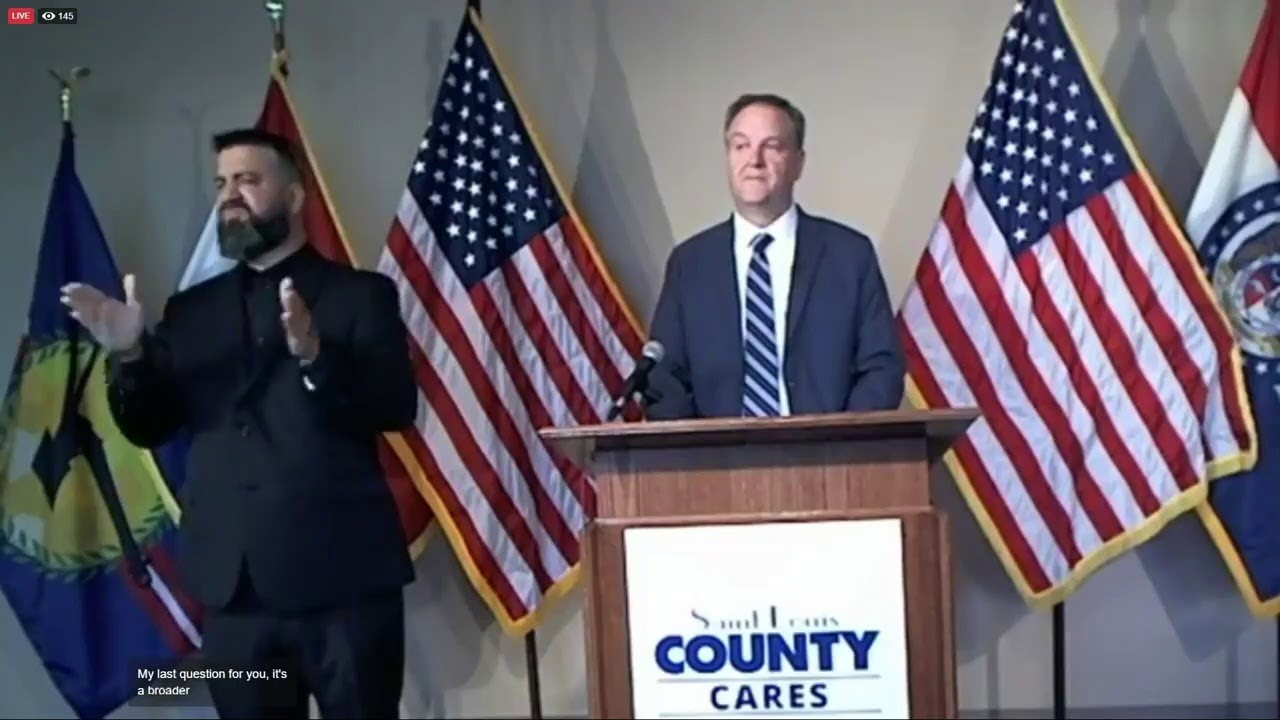 St. Louis County Executive Sam Page with Monday's COVID-19 Update - YouTube