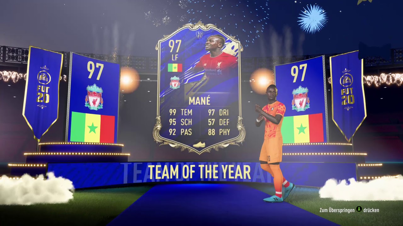 TOTY MANE TRAFIONY | FIFA 20 ULTIMATE TEAM - YouTube