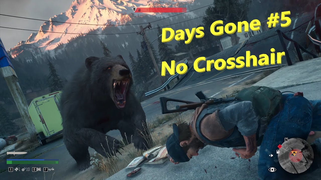 4K Days Gone No Crosshair MAX Ultra Graphics Settings FULL GAMEPLAY ...