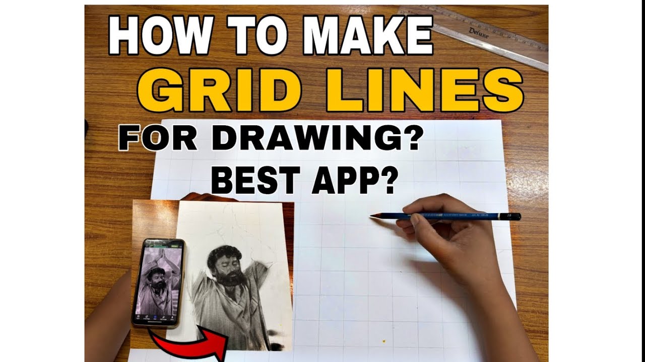 Easy Grid Drawing Method – Step by Step Tutorial and best app for Grid ...