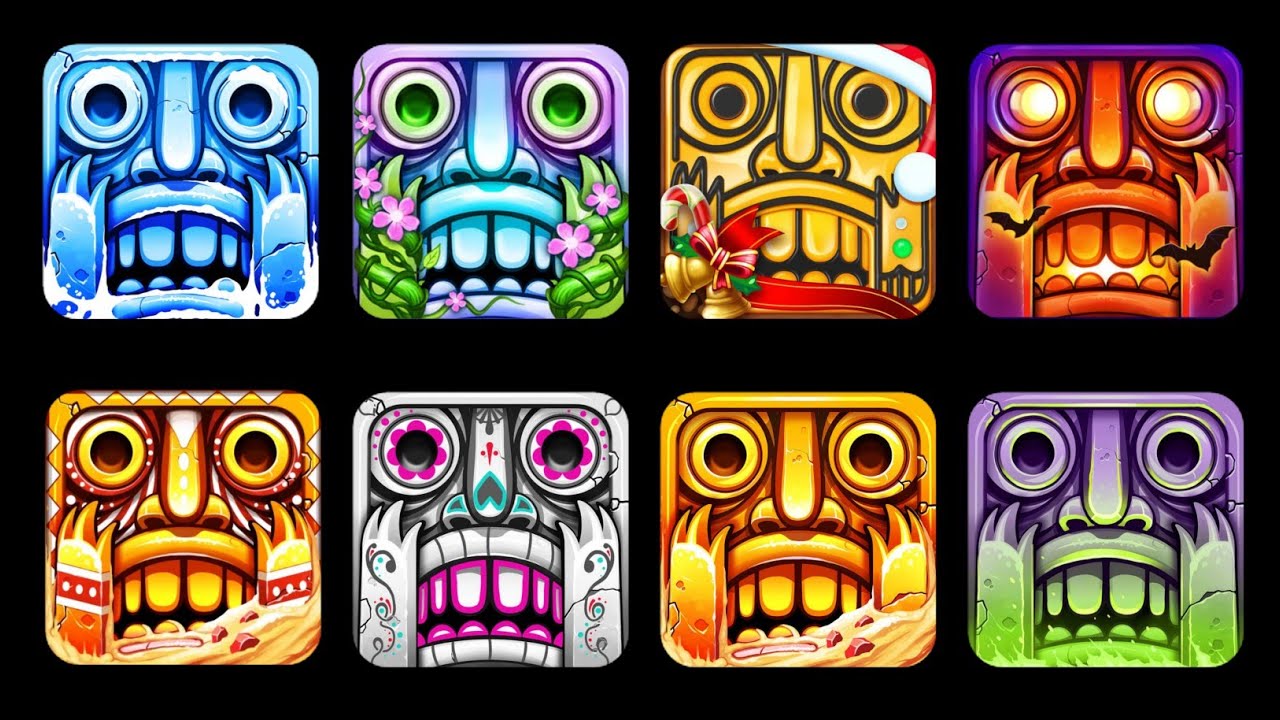 Temple Run 2 Maps Winter Toyland,Blooming,Blazing Sands,Spooky Summit ...
