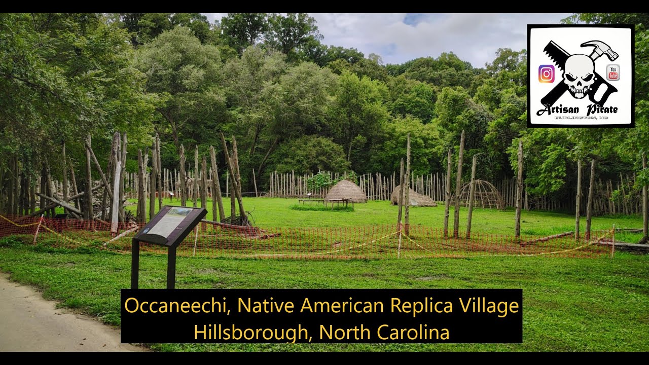 Occaneechi Native American Replica Village, Hillsborough, North ...