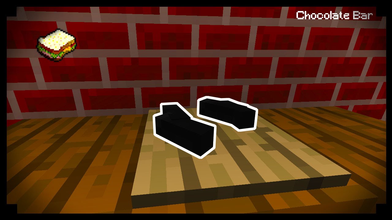 Minecraft: How to make a Chocolate Bar - YouTube