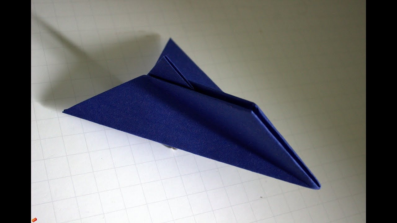 How to Make a Star War Simple Origami Paper Plane - YouTube