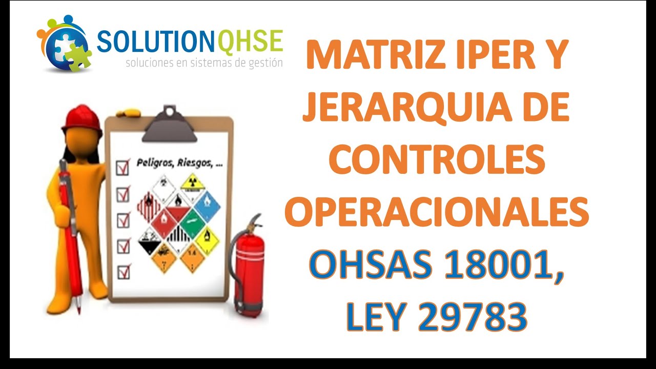 SEGURIDAD Y SALUD EN EL TRABAJO-OHSAS 18001, LEY 29783-Modulo 5 - YouTube