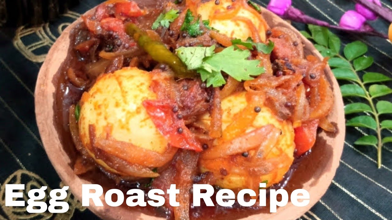 Egg Roast Recipe in Kerala Style | How to make Egg Rost | Egg Roast ...