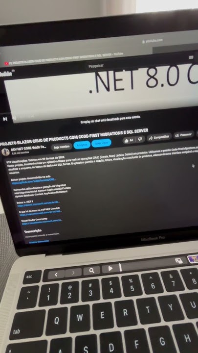 PROJETO BLAZOR CRUD DE PRODUCTS COM CODE-FIRST MIGRATIONS E SQL SERVER - YouTube