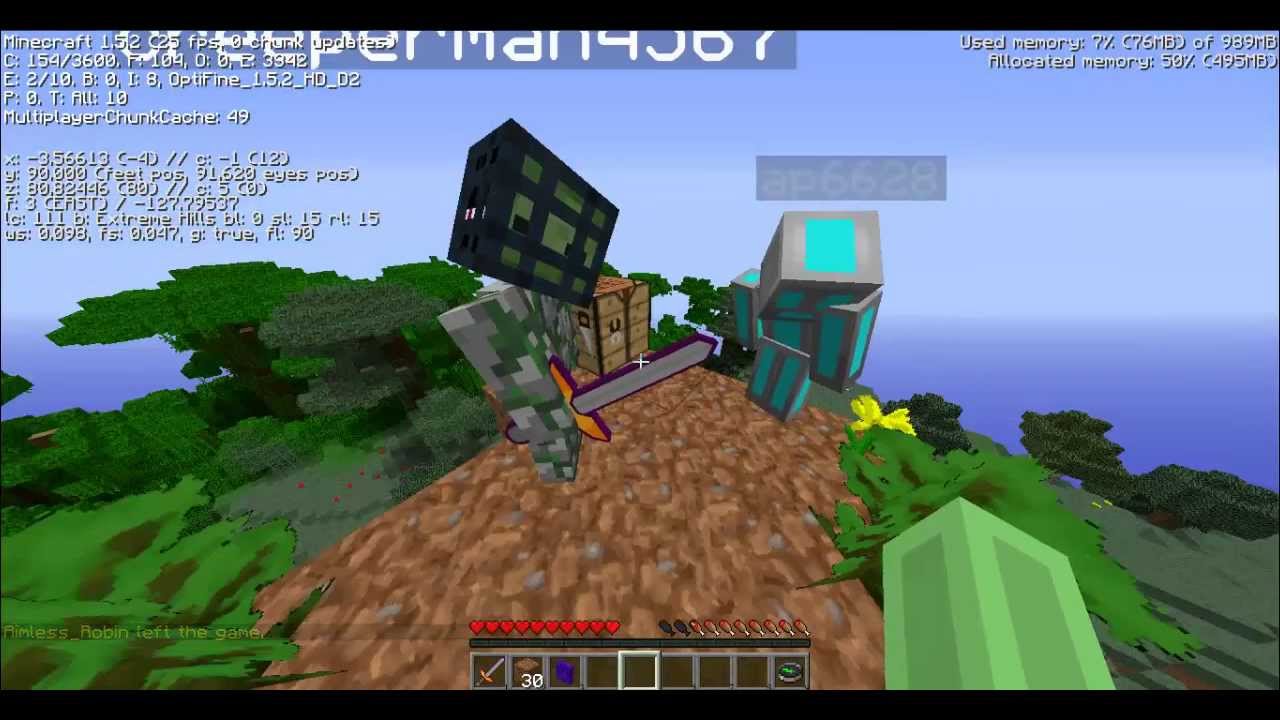 MCPVP Hunger Games Ep 2- Off The Tower - YouTube