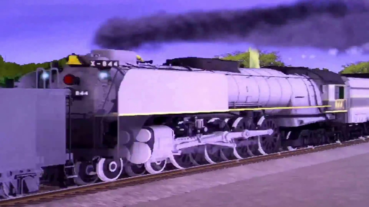 Frisco 1522 Cotton Belt 819 And Union Pacific 844 Pulls A 32-Car ...
