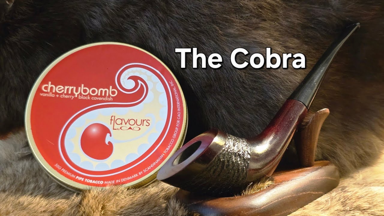 Reviewing my Cobra Pipe with Cherrybomb Tobacco - YouTube
