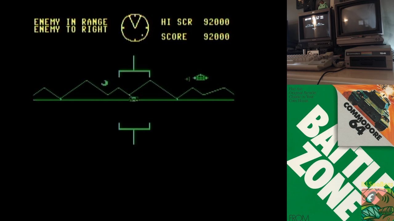 Battlezone [COMMODORE 64] 92,000 - YouTube