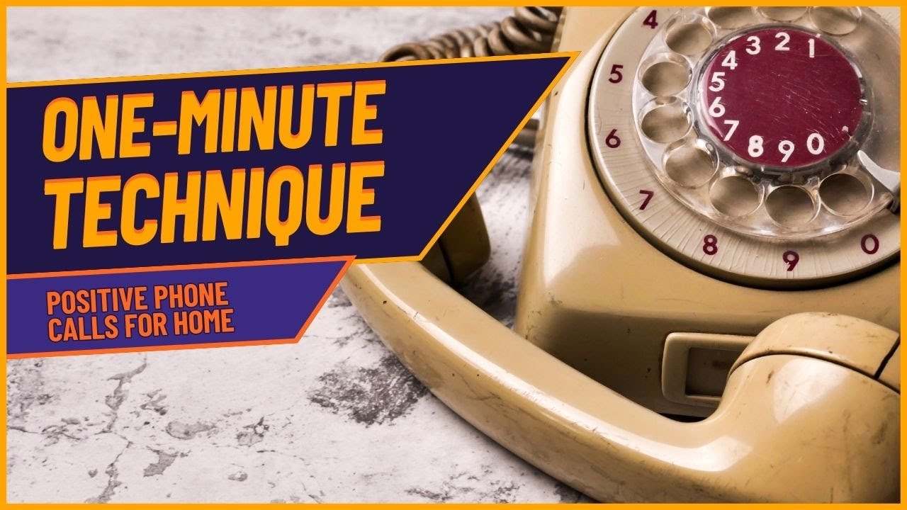 One-Minute Teaching Tip: Positive Phone Calls - YouTube