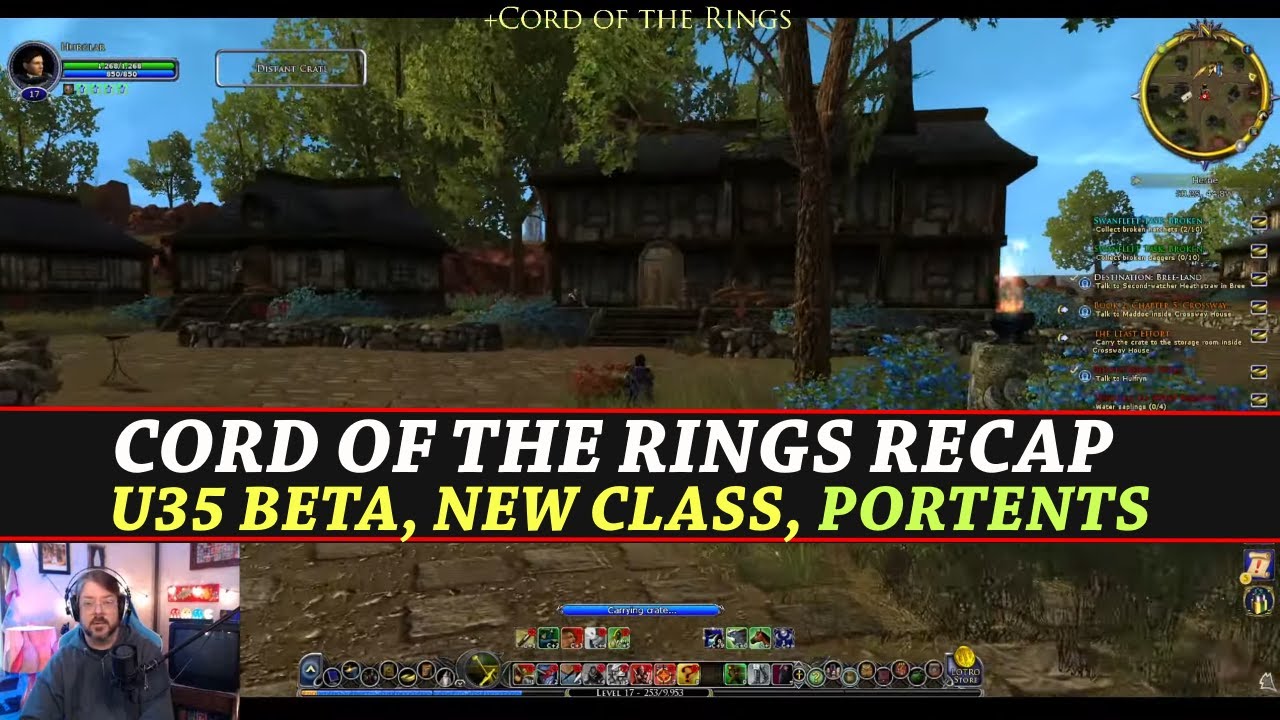 LOTRO: Cord of the Rings Recap Feb 3rd | U35 Beta, New Class, Portents ...