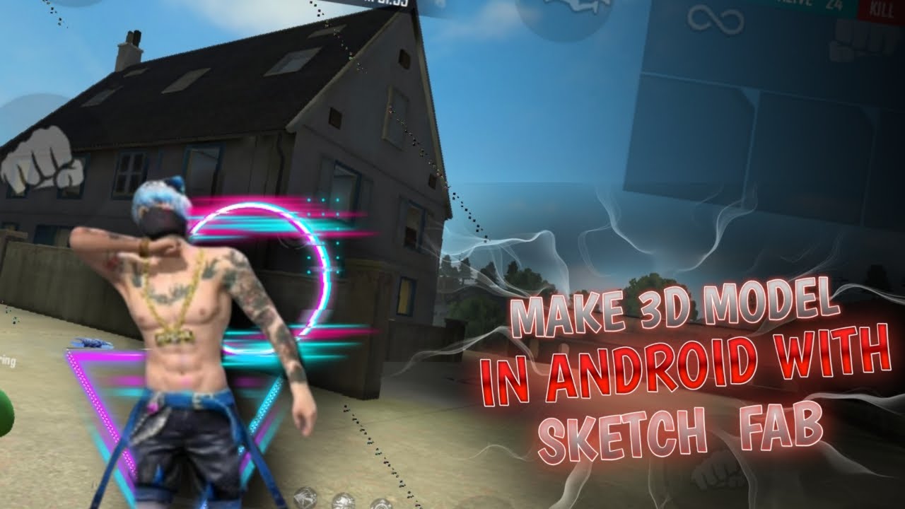 How to make 3d Free Fire model in Android || #saptakYt - YouTube