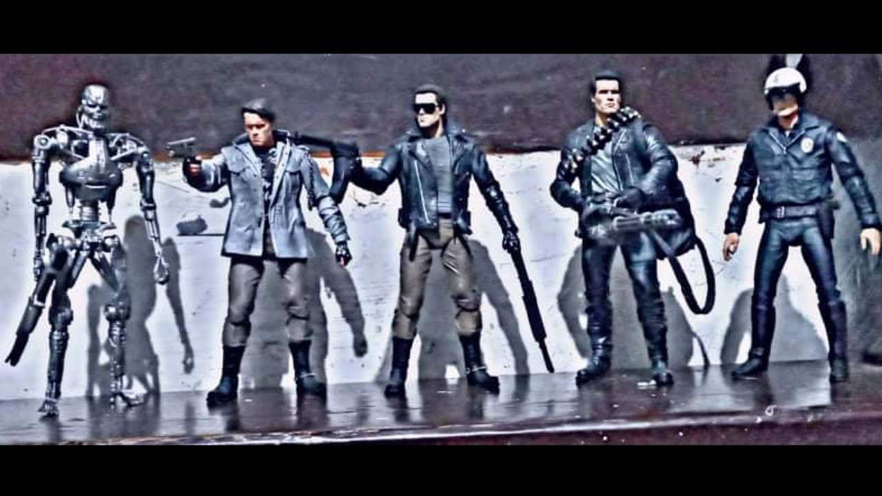 My NECA Terminator Action Figures Collection - YouTube