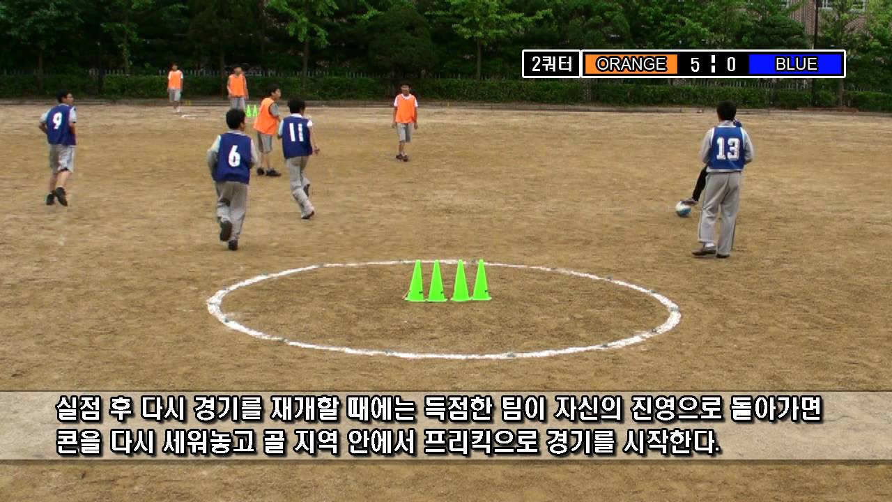 축구 변형게임 (실제경기). Football(soccer) modified games [for Korean School ...
