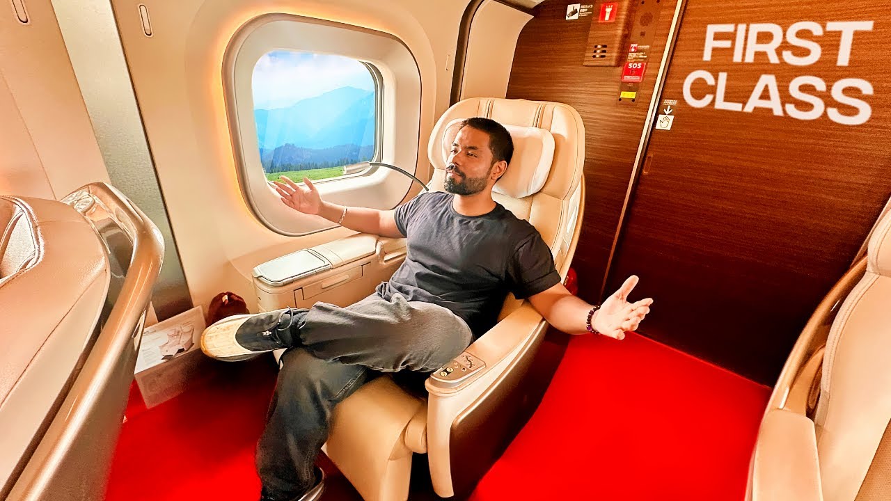 Unboxing Japan’s MOST luxurious bullet Train FIRST CLASS Experience ...