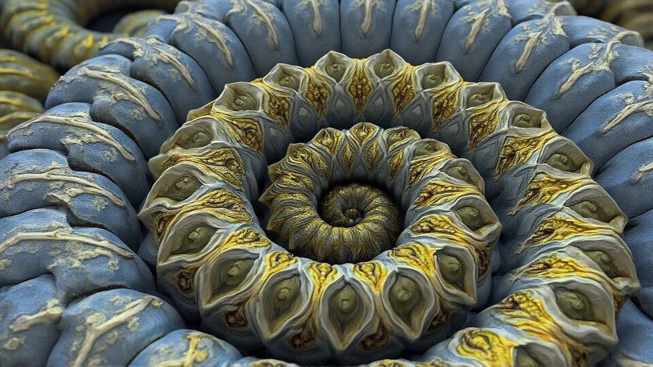 Fractals Zoom 02, AI Generated Psychedelic Trippy animation - YouTube