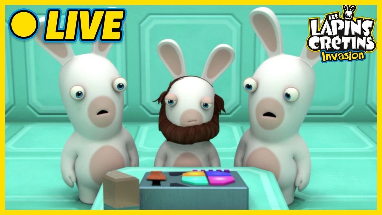 [🔴 LIVE ] ATTENTION AUX LAPINS ! 🐰 LES LAPINS CRETINS INVASION |Dessins ...