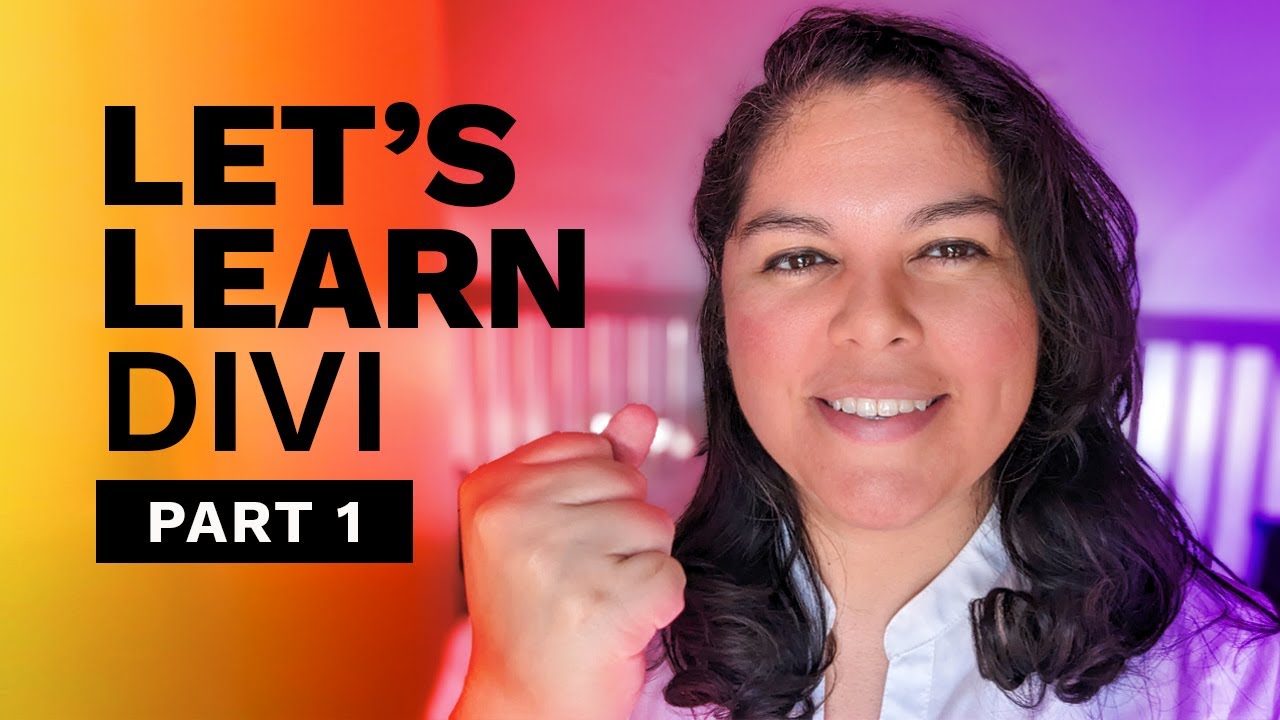 How To Create A Website Using Divi Theme Part 1 Set Up Youtube