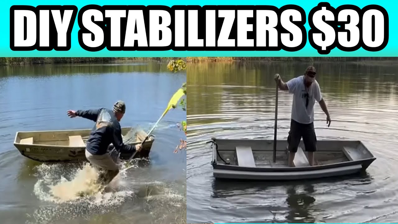 DIY Jon Boat Stabilizers for Under $30 (No Spray Foam!) - YouTube