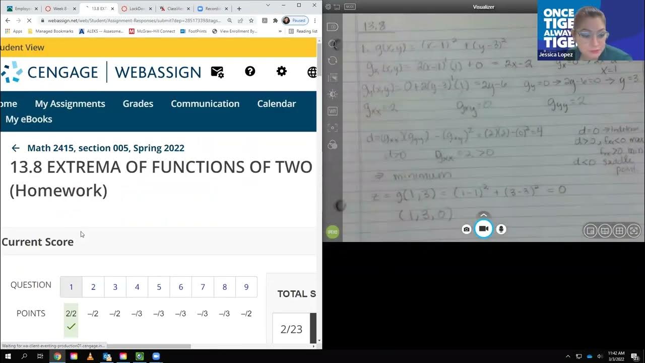 13.8 Extrema of Functions of Two Variables - YouTube