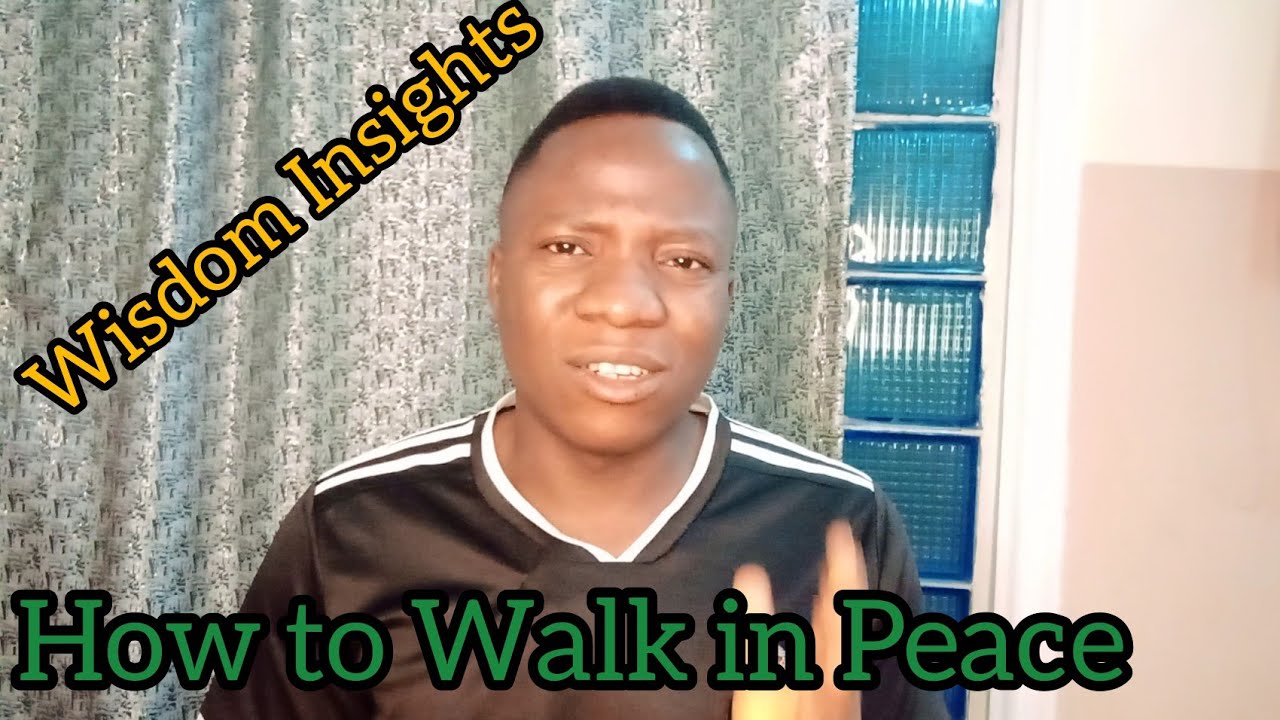 A sure Place to know how to Walk in Peace 🕊️ - YouTube