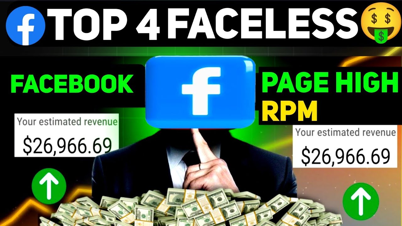 4 Faceless facebook page Channel Ideas to Grow & Earn Fast (NO SKILLS ...