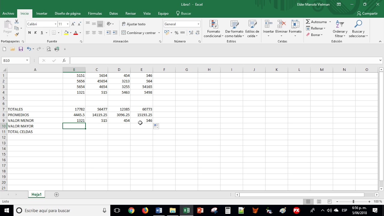 Formulas de Rango - YouTube