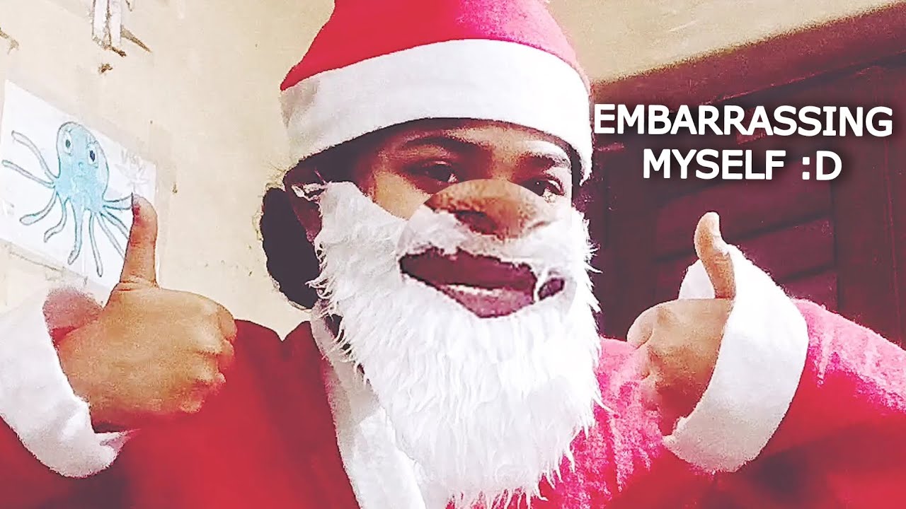Dressing up as SANTA in public :D (cringe alert) | It'sSim ya'll - YouTube