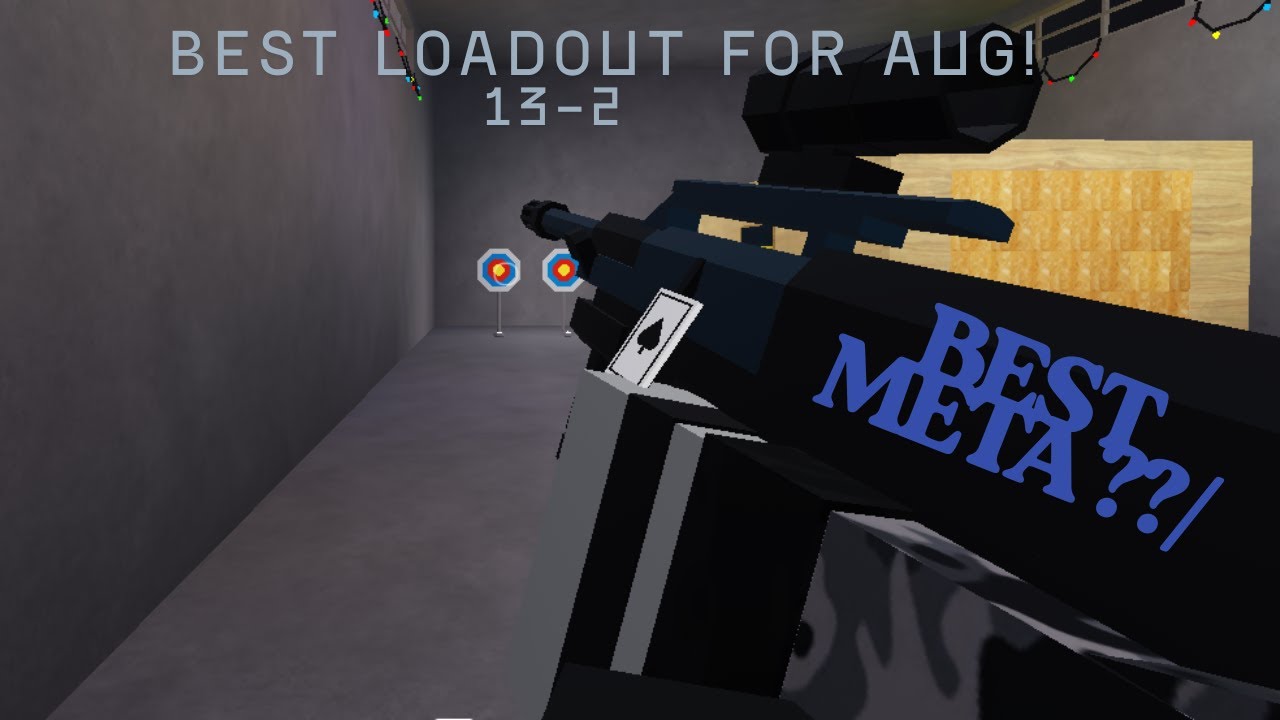 [ROBLOX] BEST LOADOUT FOR AUG! [OPERATION ONE] - YouTube