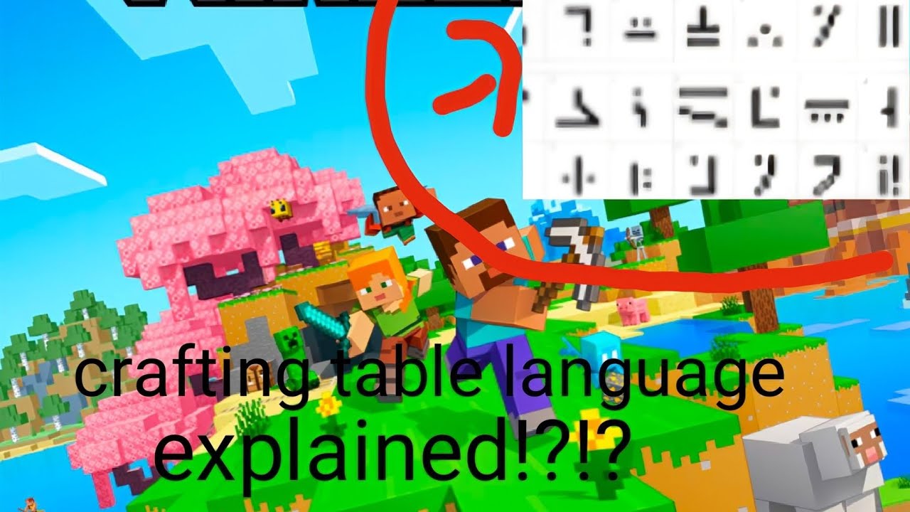 Minecraft enchanting language explained? probably not - YouTube