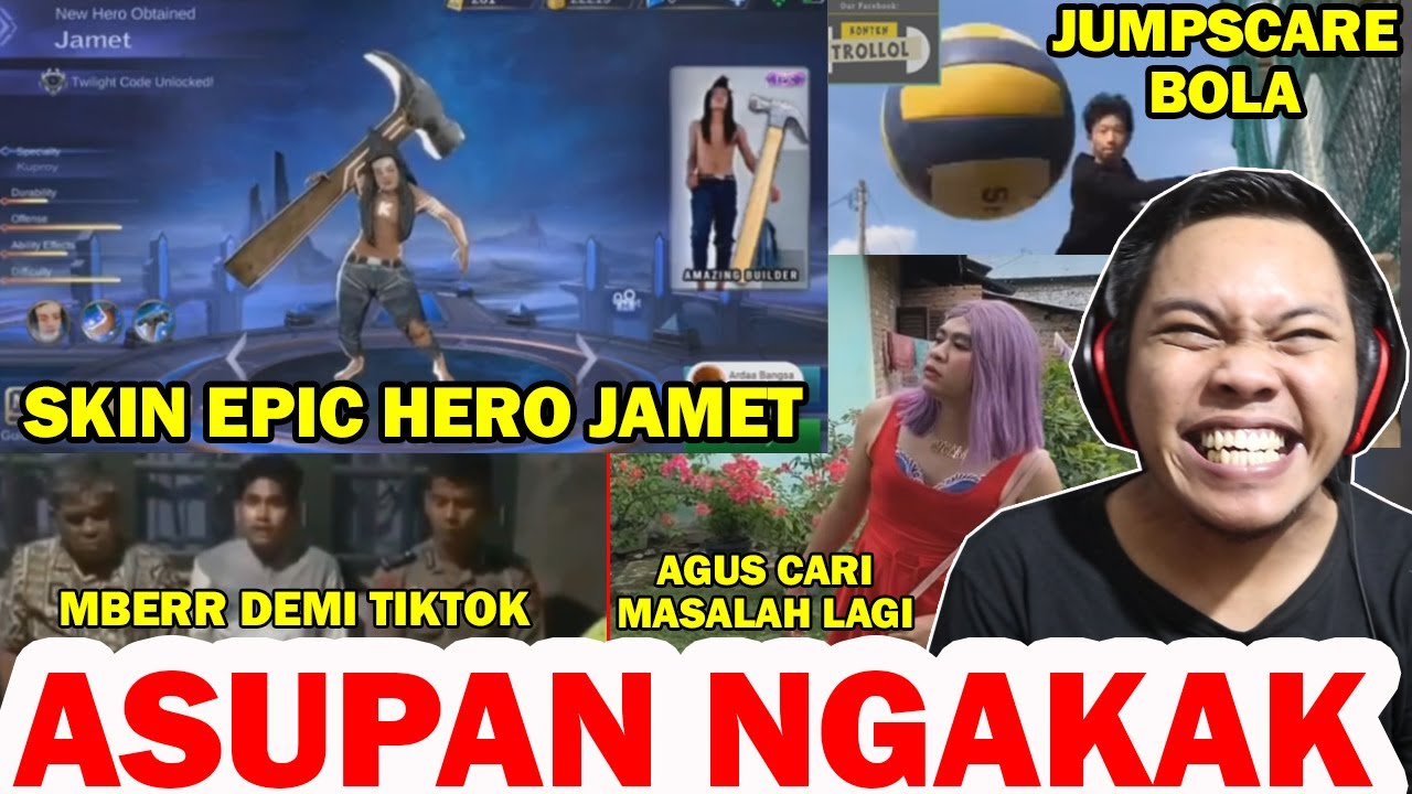 SKIN EPIC HERO JAMET, MBER DEMI TIKTOK, JUMPSCARE BOLA, ULTRAMAN ...