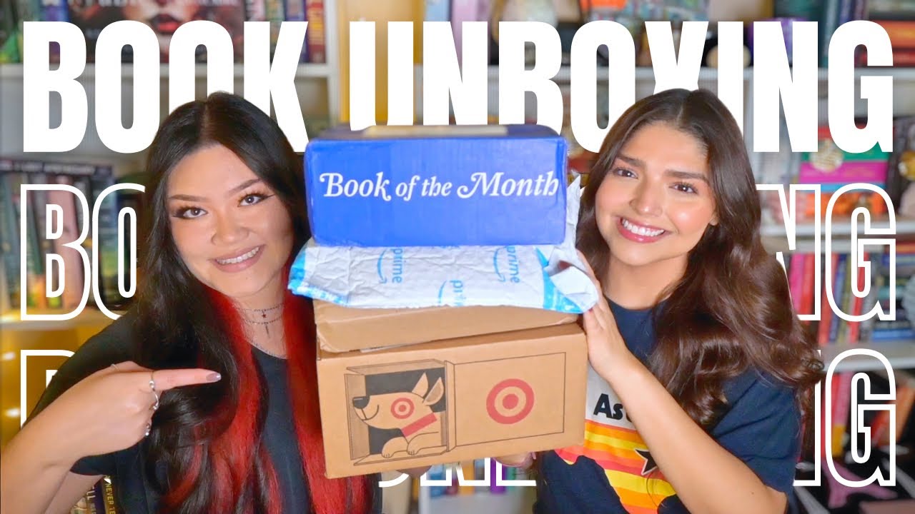 huge book unboxing📦 book mail + book haul📚 target books, amazon, book ...