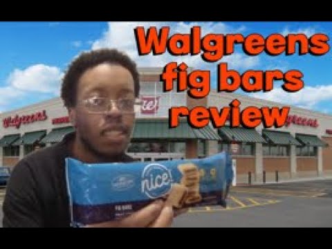 Walgreens simple honest nice delicious fig bars cookies review - YouTube