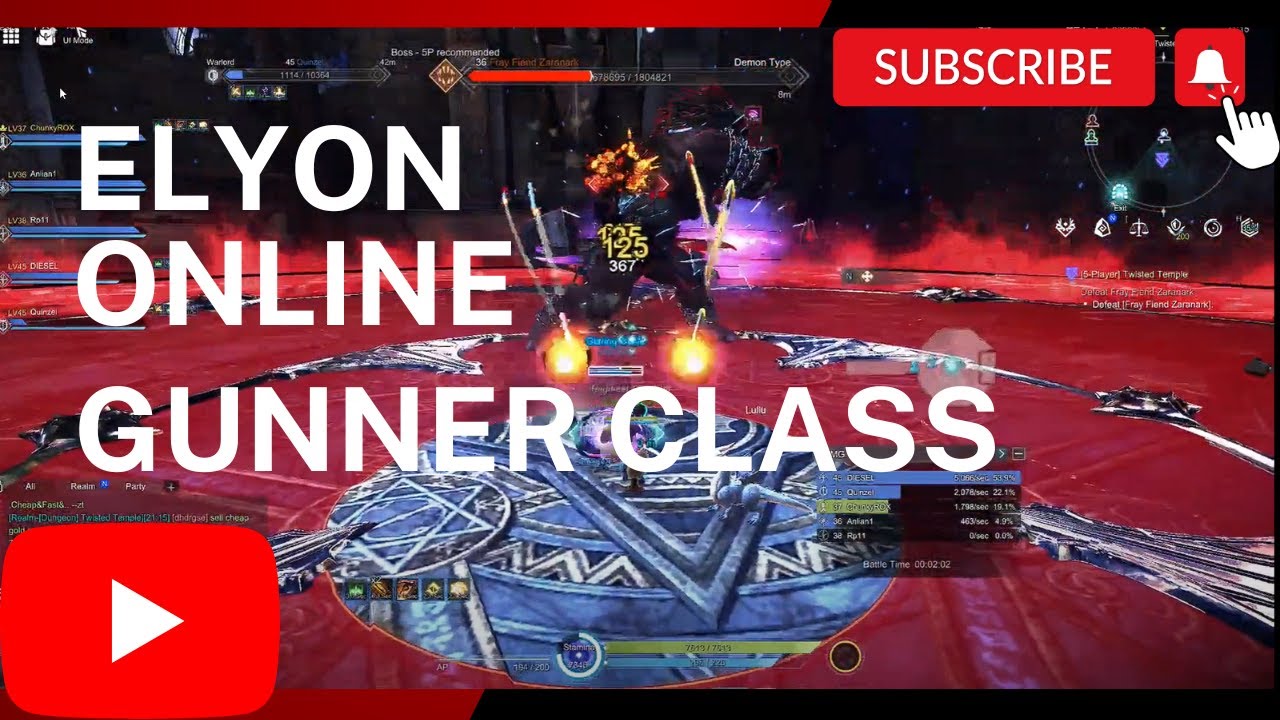 Elyon Online SEA - Should you pick the Gunner Class? - YouTube