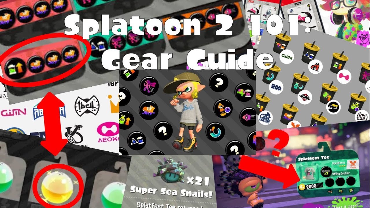 Splatoon 2 101: Gear Guide Pt. 1 | ULTIMATE GUIDE - YouTube