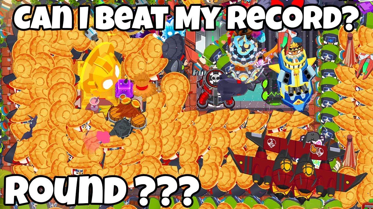 Can I Beat My Highest Round Record In BTD6? - YouTube