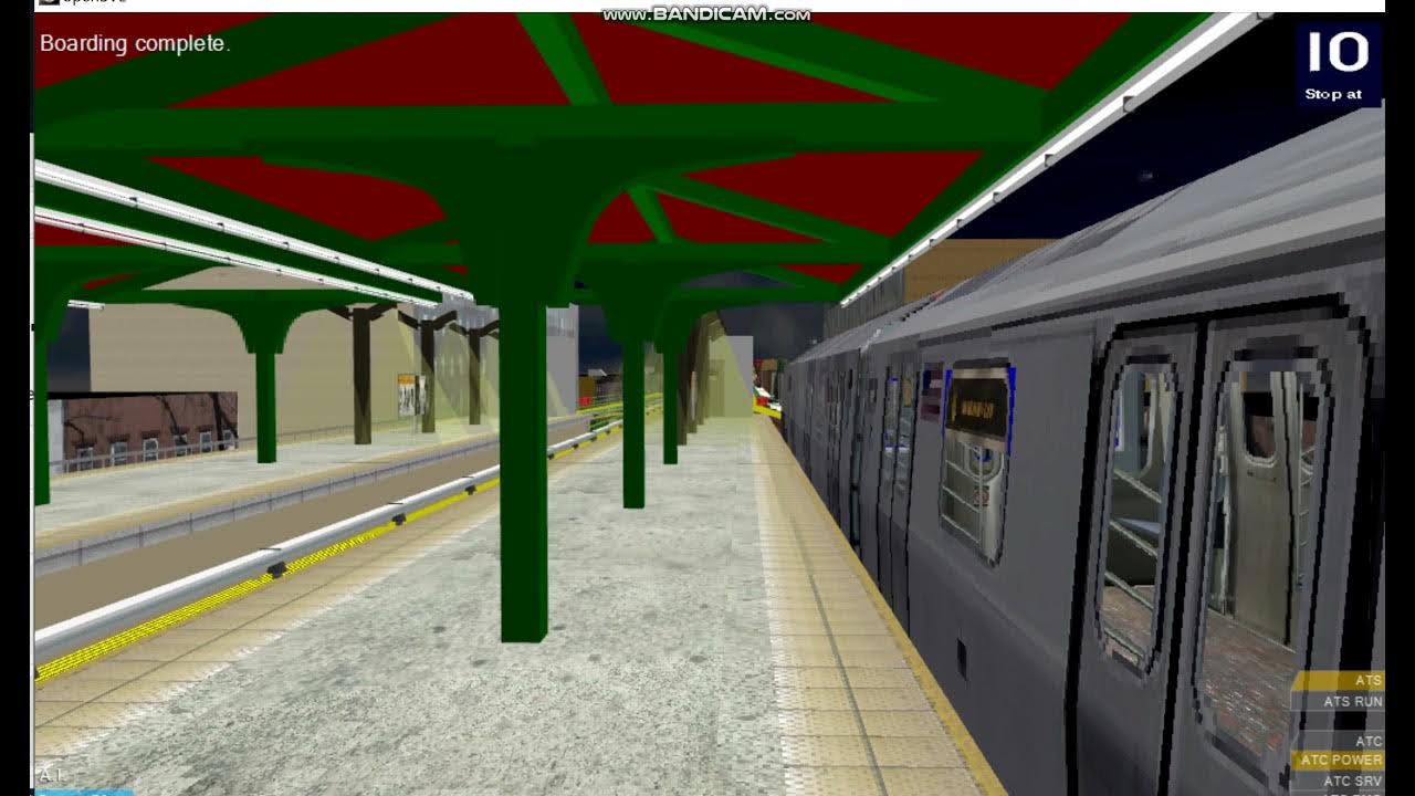 openbve r160 q train departing at woodrow avenue - YouTube