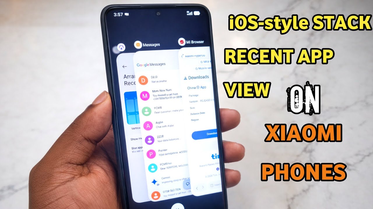 Easiest way to Enable iOS Stack Recent Apps on Xiaomi (100% Working ...