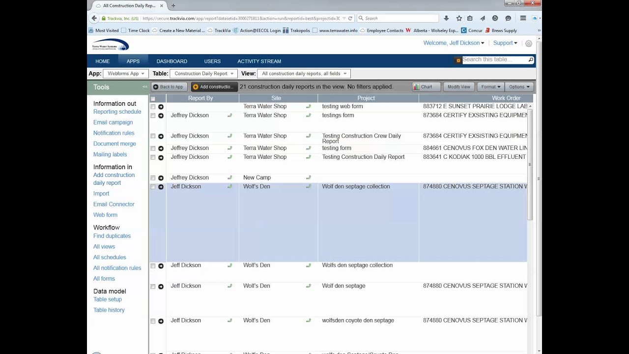 Construction Crew Daily Report - YouTube