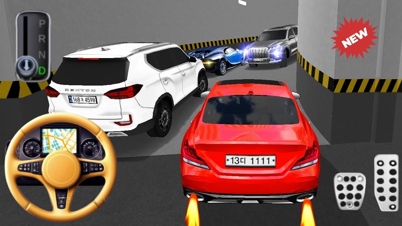 Red Super Car Parking in Car store - 3d Driving Class android game ...