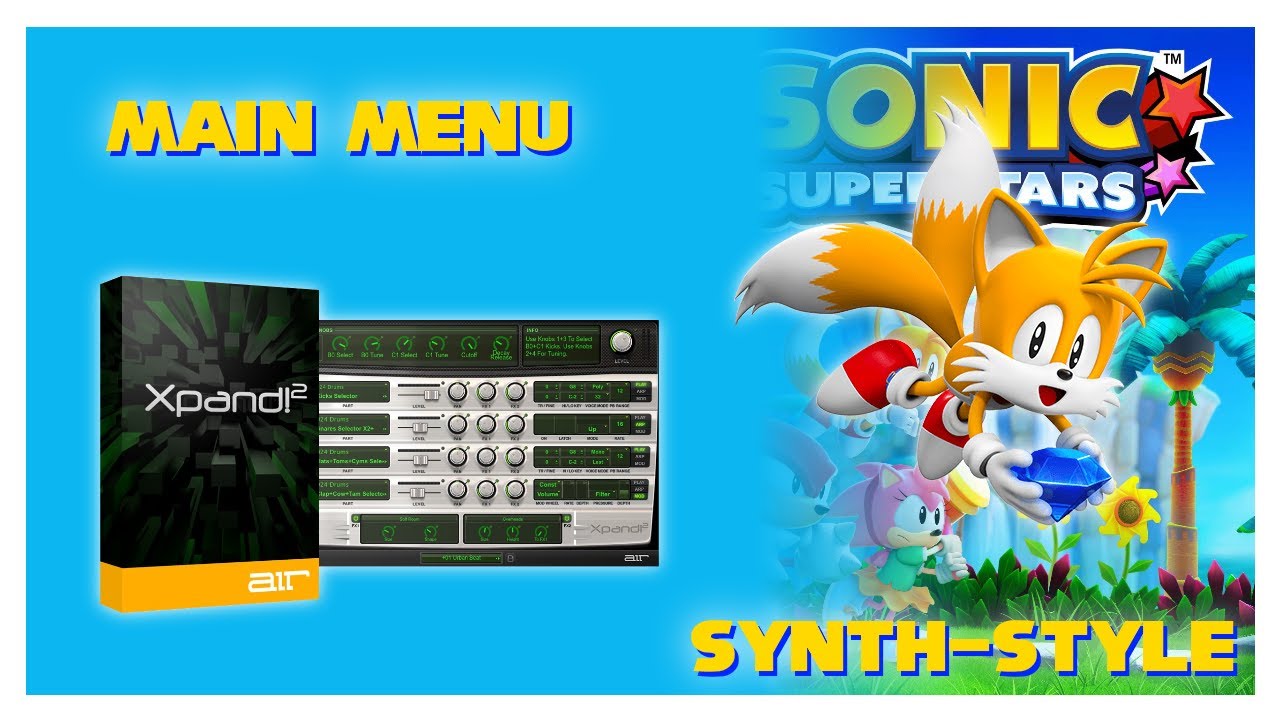 Sonic Superstars - Main Menu (Synth-style Cover) ft. MistyRockandRoll ...