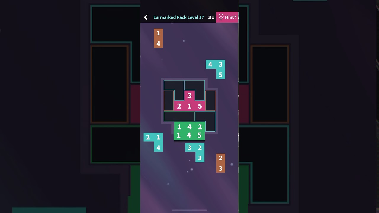 Flow Fit Sudoku Earmarked Pack Level 17 - YouTube