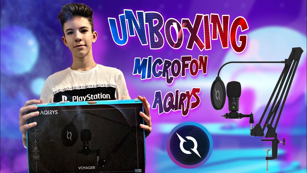 UNBOXING microfon AQIRYS VOYAGER - Cel mai bun microfon raport calitate ...
