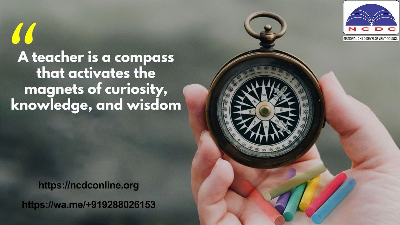 A Teacher is a compass that activates the magnets of curiosity ...