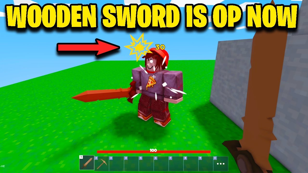They just Buffed Wooden Sword 😱 - Roblox Bedwars - YouTube